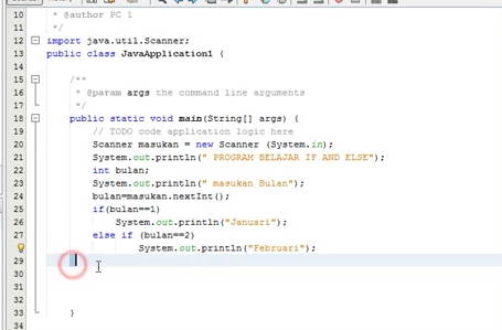 CARA MEMBUAT NAMA - NAMA BULAN DENGAN PROGRAM JAVA - BELAJAR OTODIDAK ...