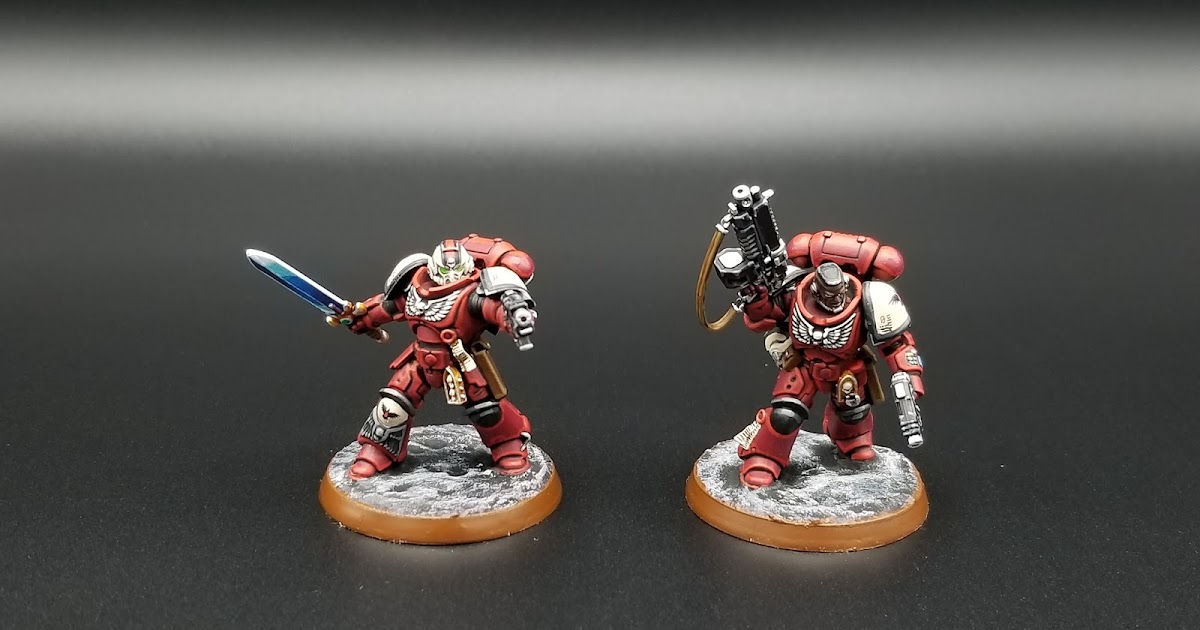 Tigurius's Omnis Arcanum Models: Blood Raven Primaris Lieutenants