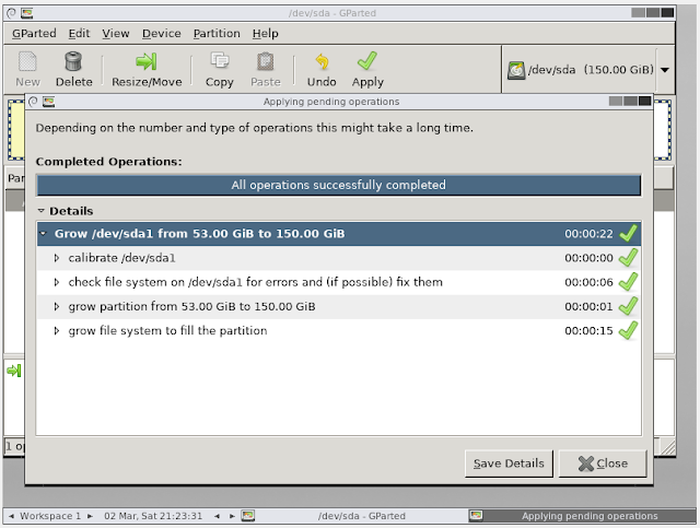 Resizing Ubuntu image in VirtualBox | My Public Notepad