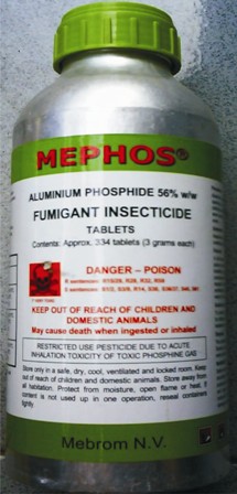 Grosir 24 jam: MEPHOS 56 TB - Obat Fumigasi