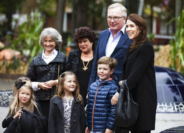 Crown Princess Mary at musical premiere with her children
