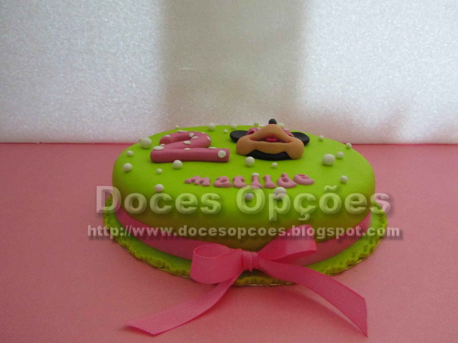 Doces Opções: Bolo 2º aniversário da Matilde