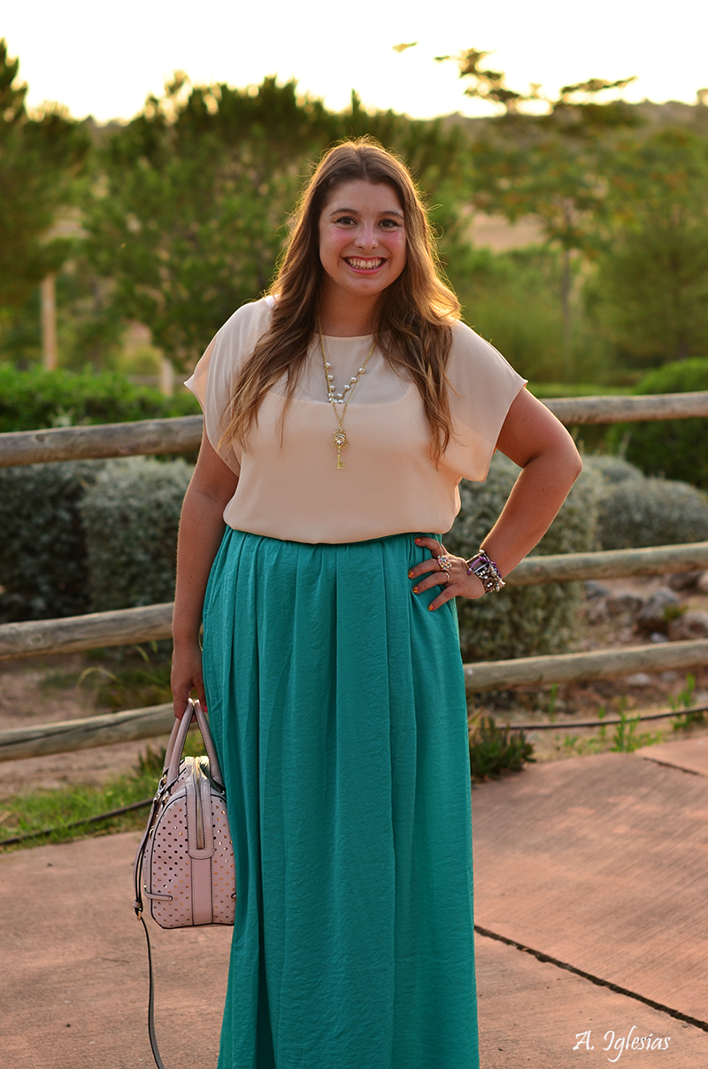 Nshantel by Tamara: Look At Me: falda turquesa