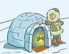 TIPOS DE CASAS. IGLU Um iglu é basicamente uma casa ou cabana feita de ...