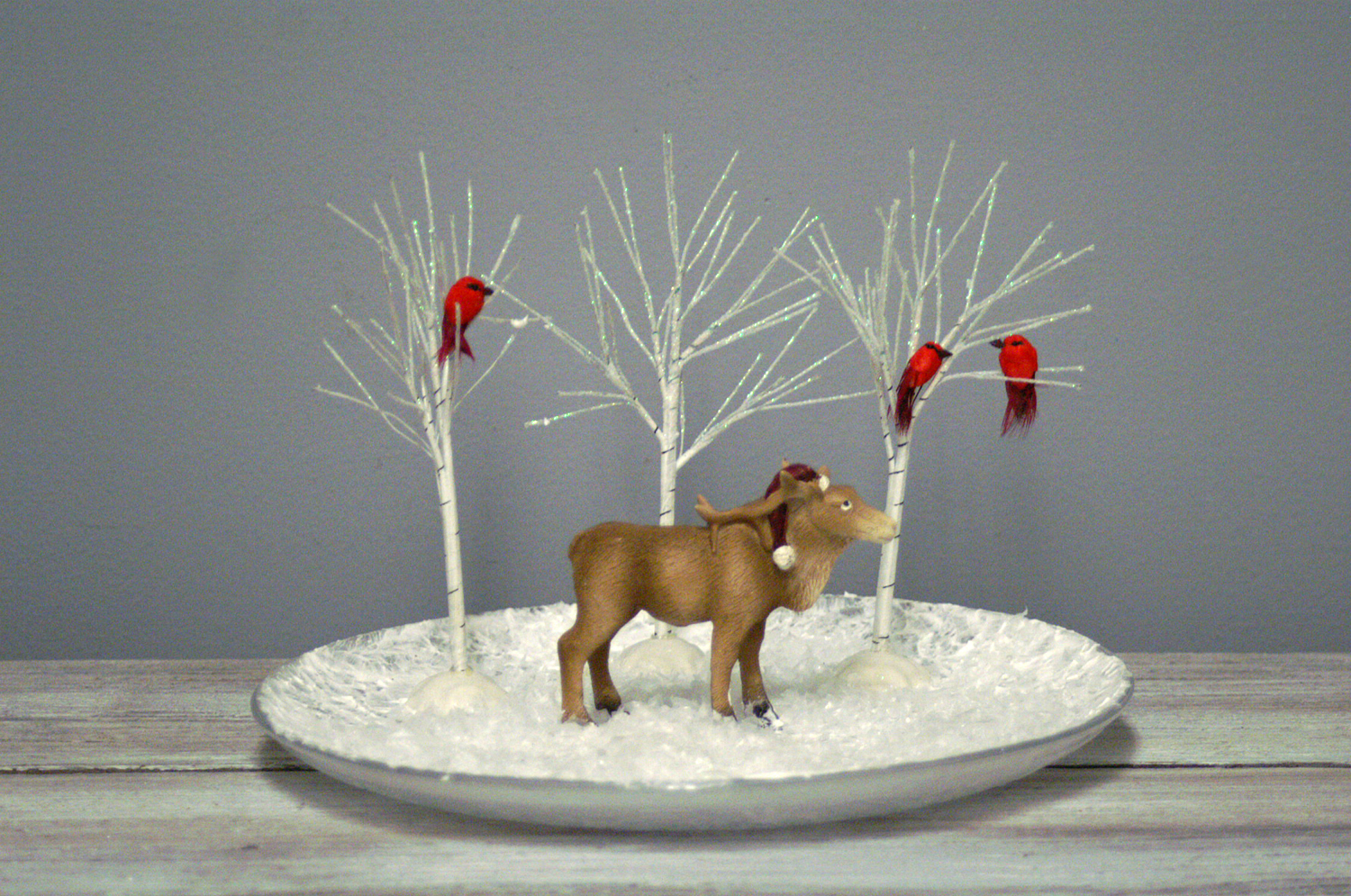 Ben Franklin Crafts and Frame Shop: DIY Miniature Winter Scene