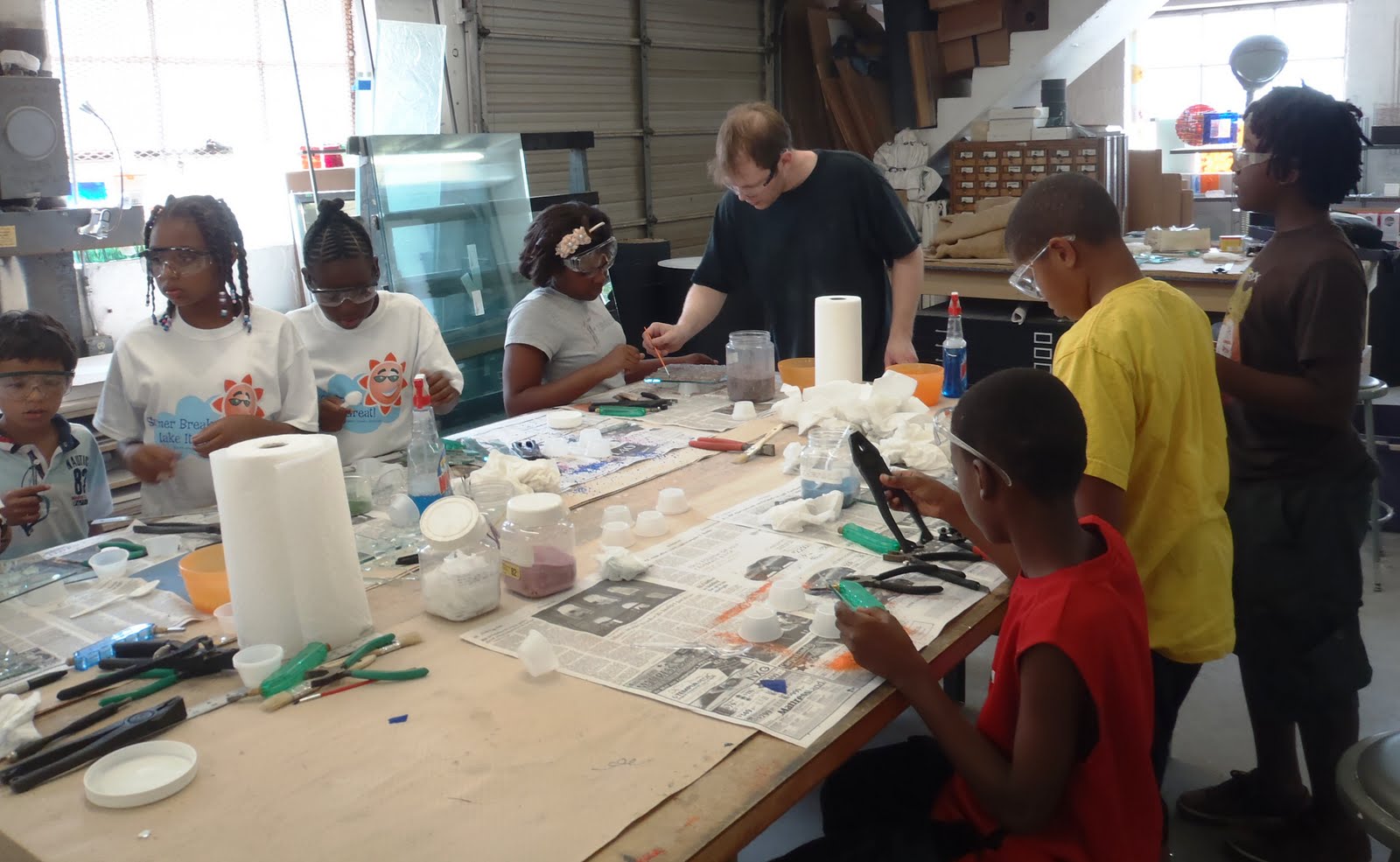 Washington Glass School: Art Camp at the Glass School