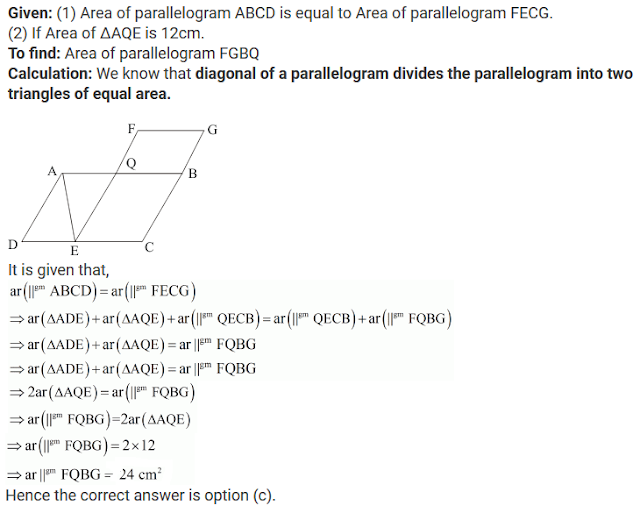 R.D. Sharma Solutions Class 9th: Ch 15 Areas of Parallelogram and ...