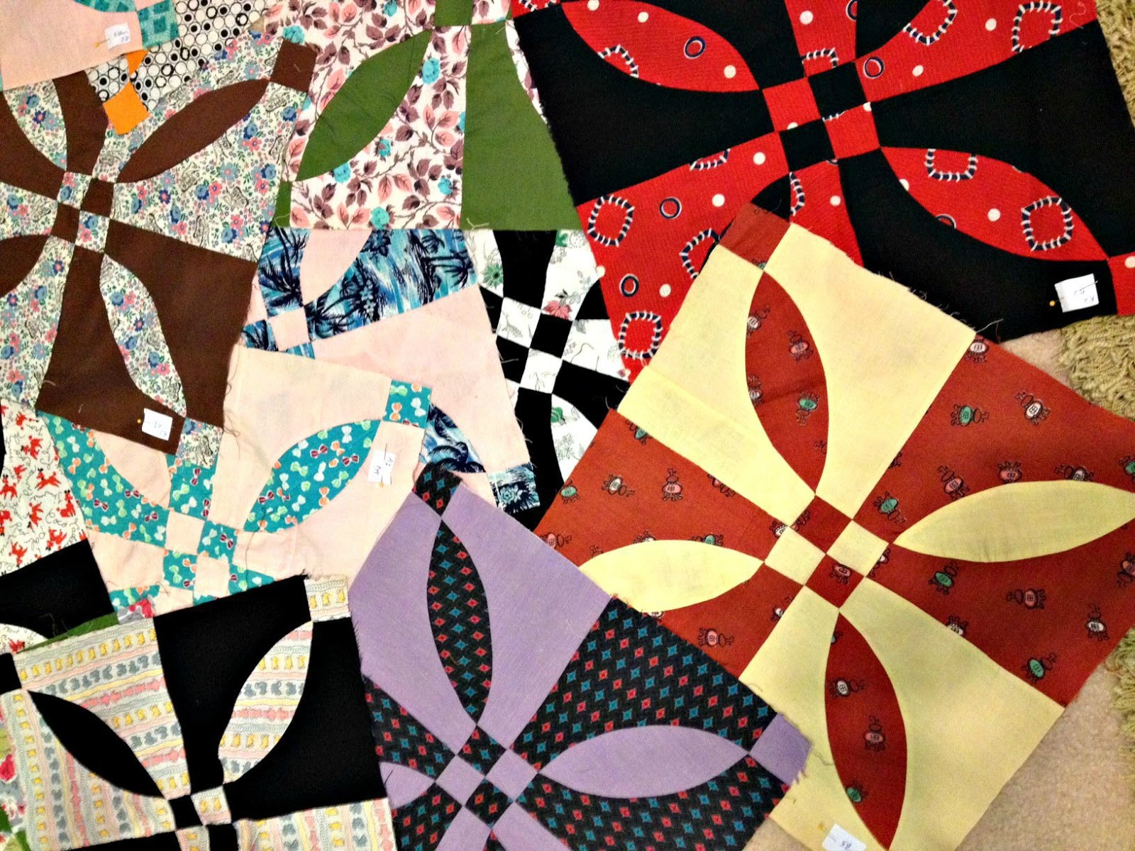 Studio Dragonfly: Quilt Blocks From My Great Grandmother
