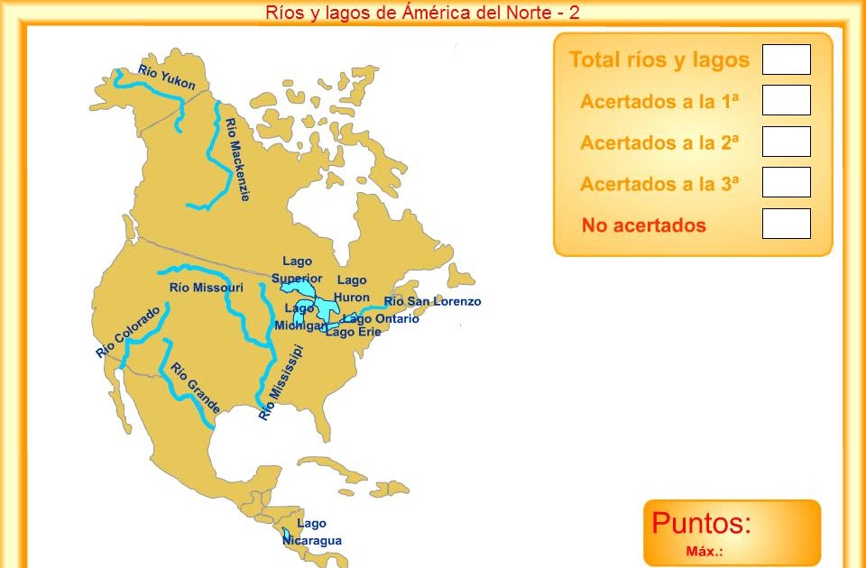 MI CLASE AL DÍA: RÍOS Y LAGOS DE ÁMERICA