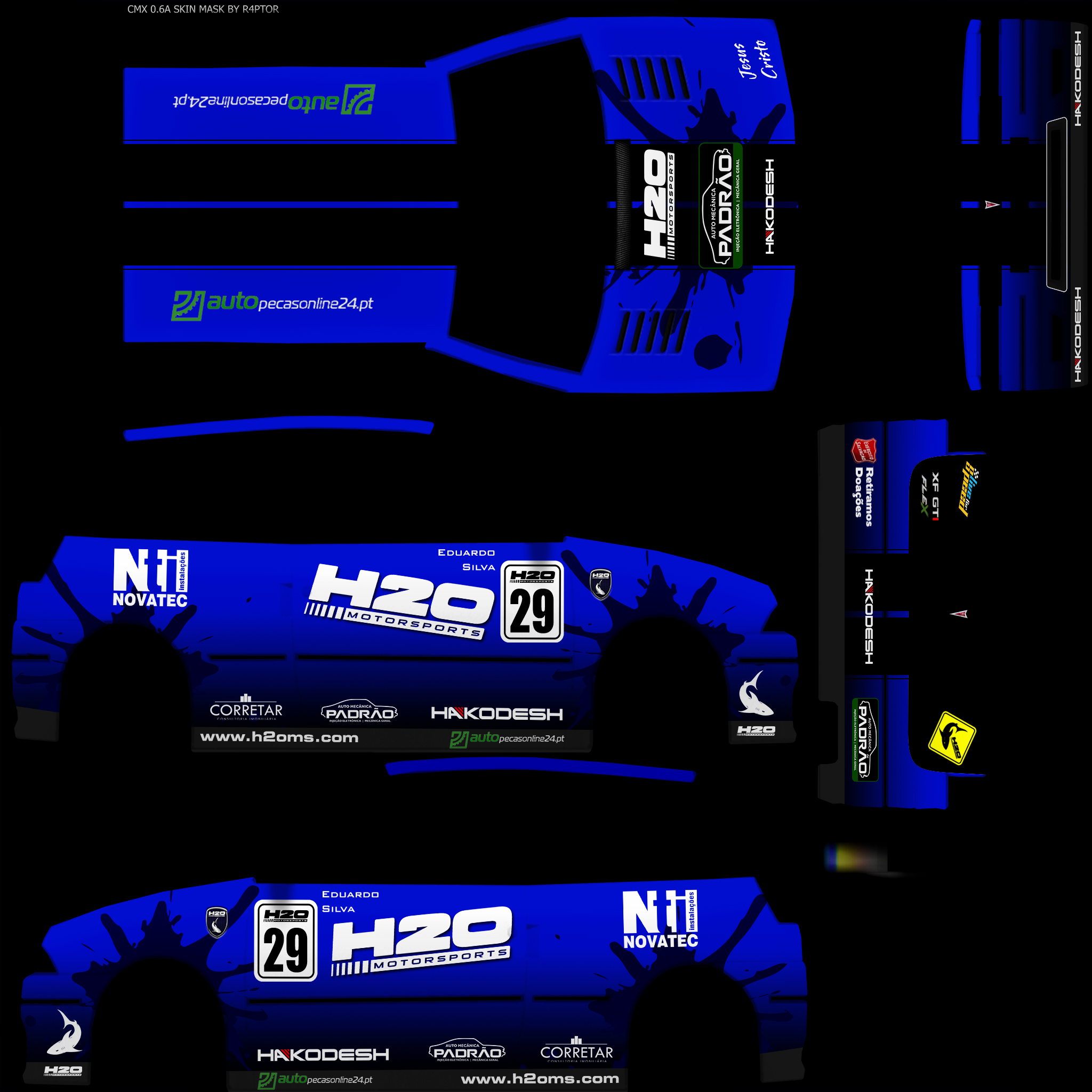 H2O | Equipe de Automobilismo Virtual: SKINS PARA LIVE FOR SPEED