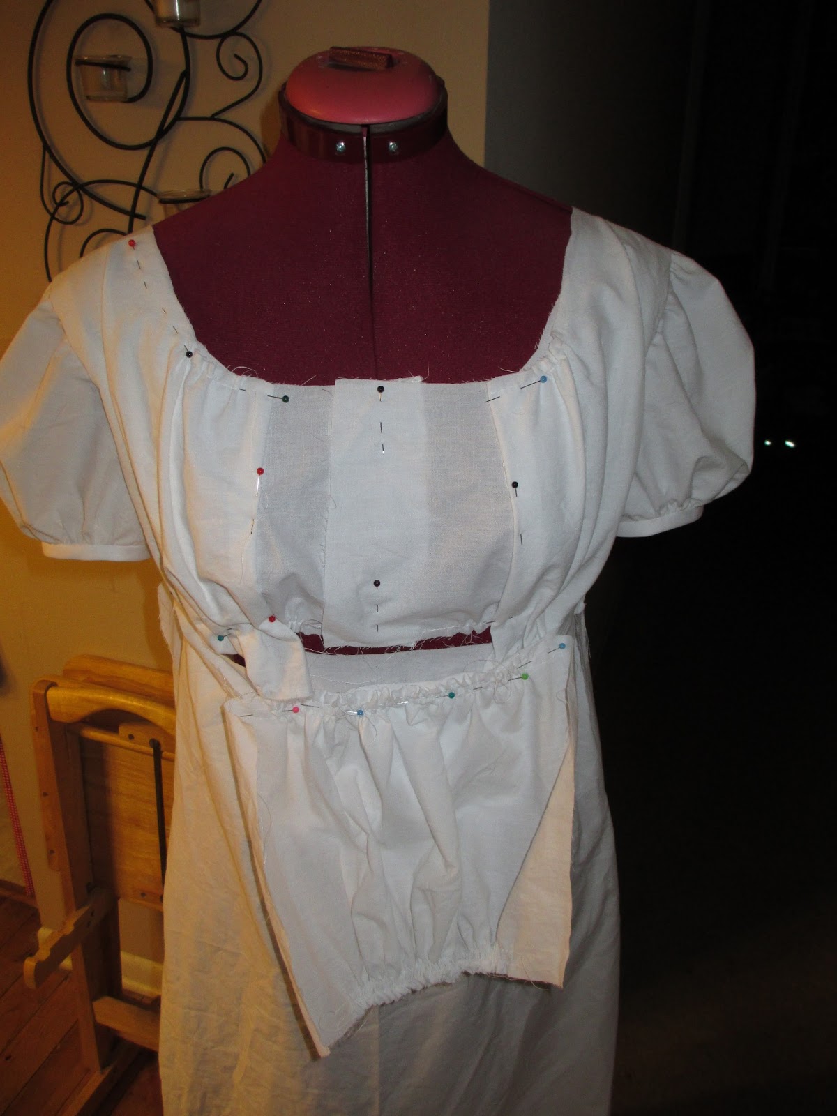 A Sartorial Statement: An 1813 Apron-Front Gown