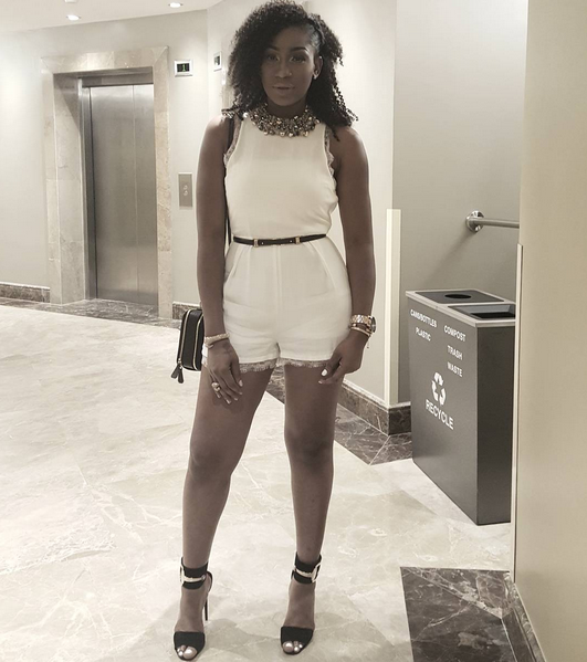 Ebube Nwagbo looks superb in short playsuit. ~ Sandra Duru's Blog ...