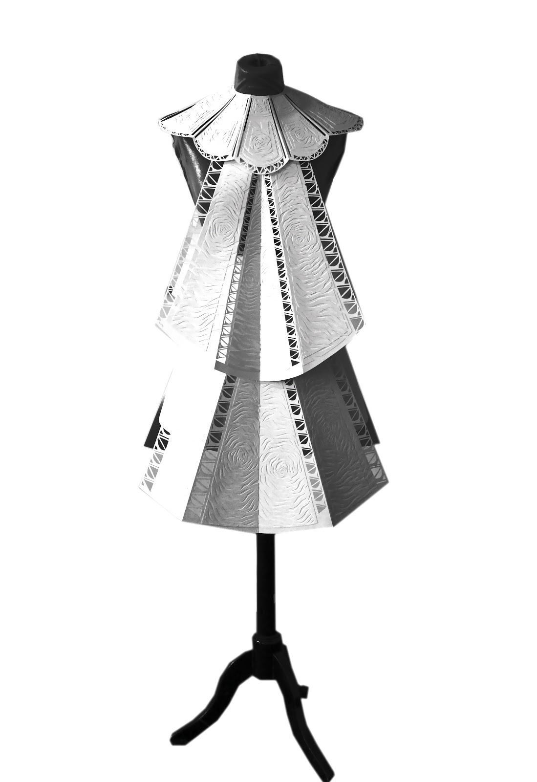 Jane Maguire Portfolio : Cut out Paper Dress