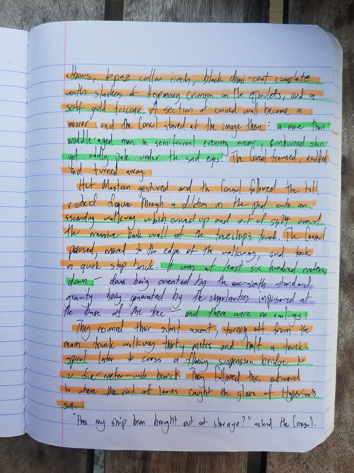 Jon Mayo, Writer: Scene Analysis #8 - Hyperion by Dan Simmons