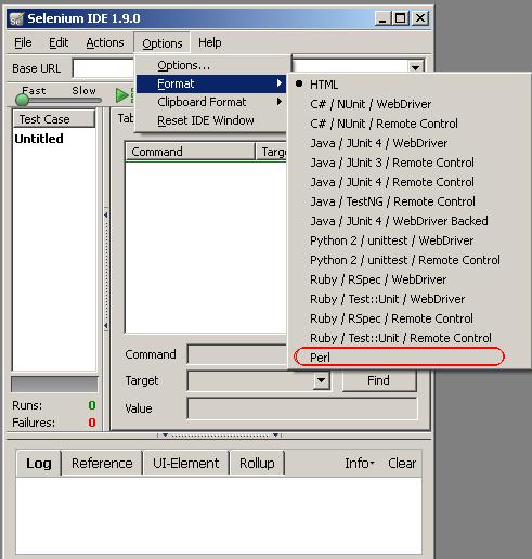 Selenium Automation Using Perl As Scripting Language