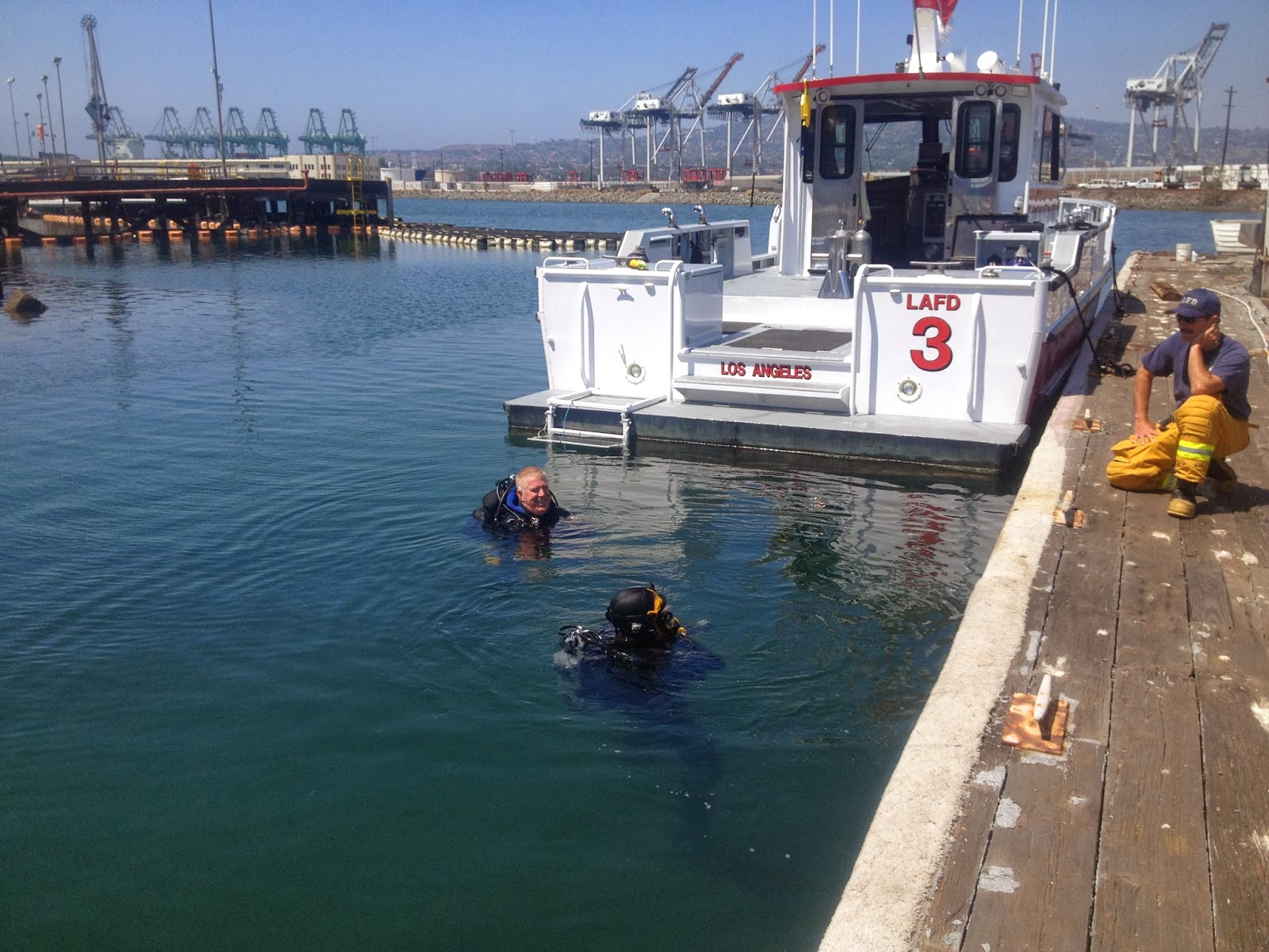 LAFD- Dive Search and Rescue Team: Dive Team in Action
