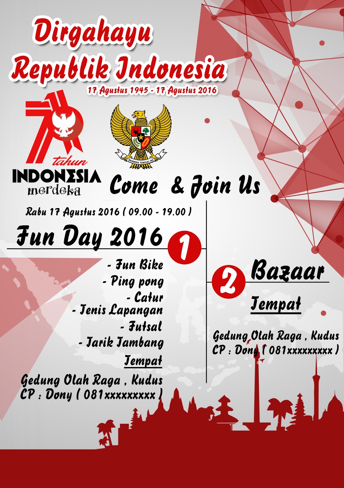 Sample Flyer HUT RI - Dony's Gallery