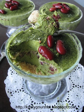 Green Tea Cream Cheese Parfait 绿茶芭菲甜点