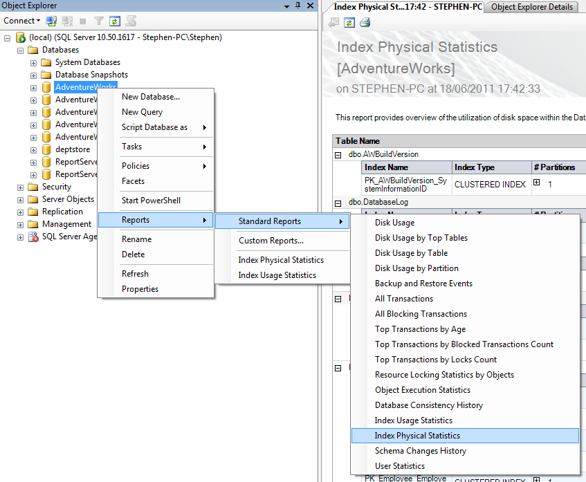 Introduction to the Maintenance Plan Wizard – Part 2 – SA Data