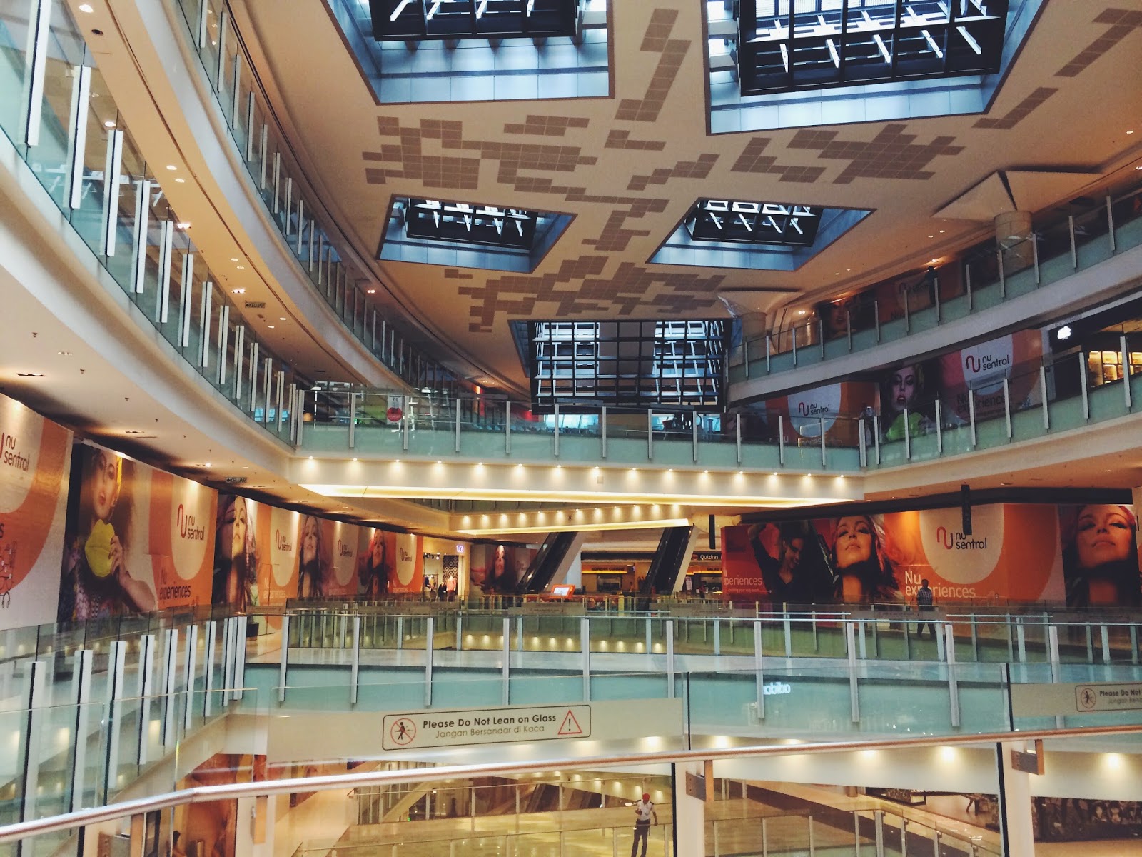 Walking at Nu Sentral Mall, Brickfields