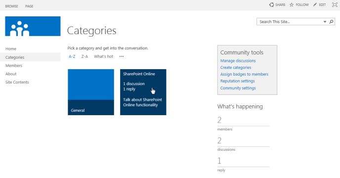 The Sharepoint Wallah: SharePoint 2013 - Community Site