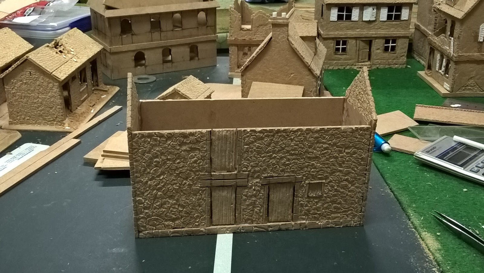 JOHN BOND's WARGAMING STUFF: MDF BUILDINGS part 2