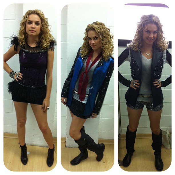 lua blanco diva: Figurinista da Banda RebeldeS posta foto da Lua Blanco no twitter