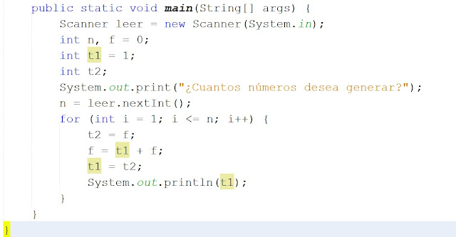 Serie Fibonacci en Java (Explicación y ejemplo de código) Serie Fibonacci en Java (Explicación y ejemplo de código)