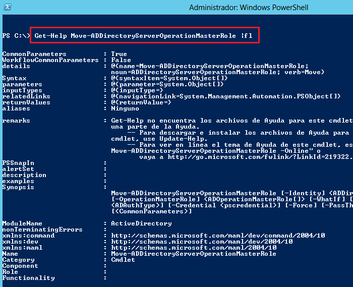 Active Directory: Mover los roles FSMO con PowerShell | SYSADMIT