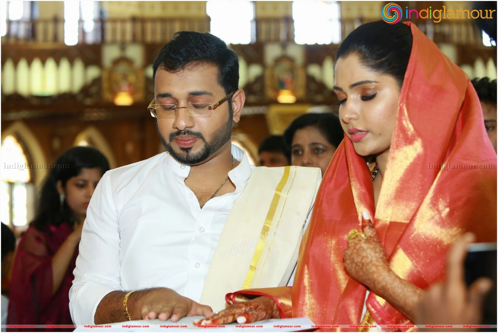 Malayalam Actress Muktha’s traditional wedding to Rinku Tomy | Indian ...