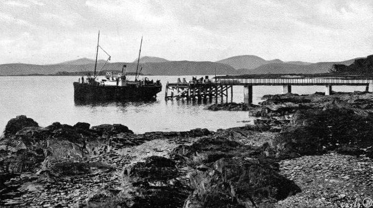 Tour Scotland: Old Photograph Luing Firth Of Lorn Scotland