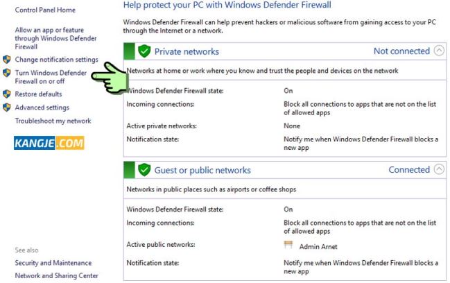 Cara Mematikan Firewall Di Windows 10 dan Windows Lainnya