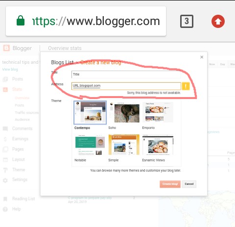 How to creat blog for free - technical tips and tricks
