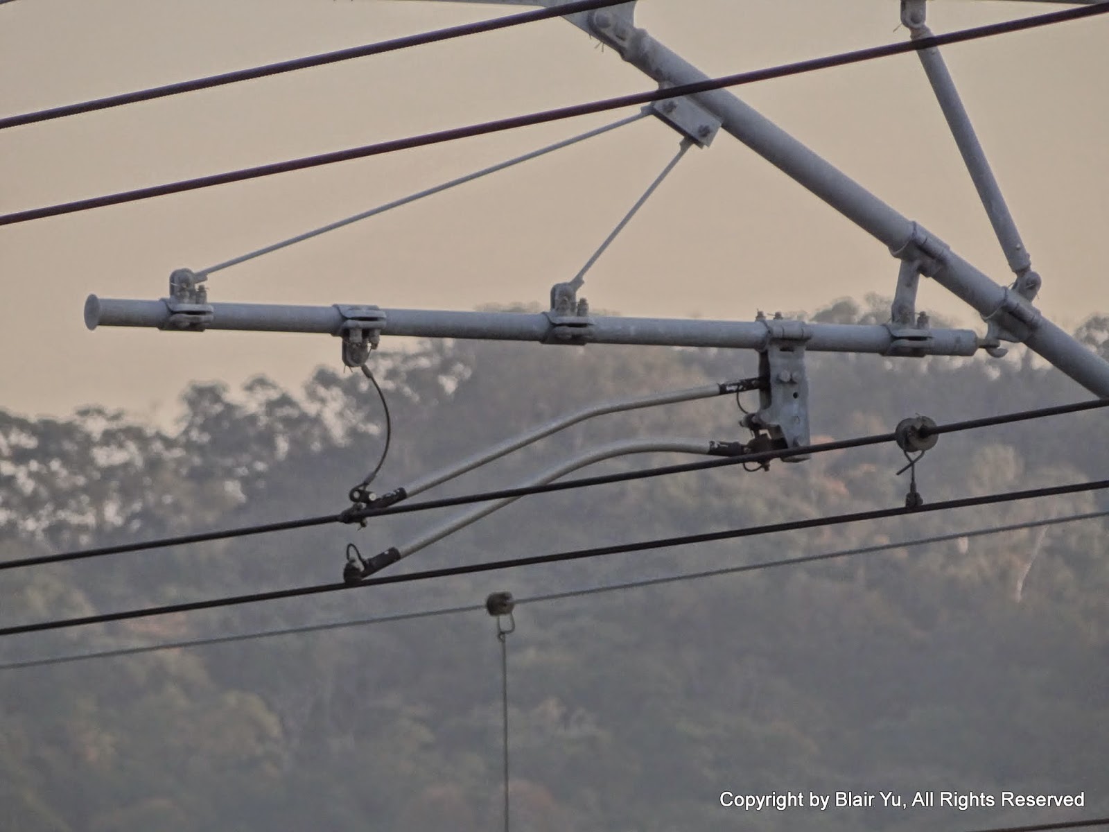 Blair's 鐵道攝影: 台灣高鐵架空電車線 THSR Overhead Contact System (OCS) / Overhead Line