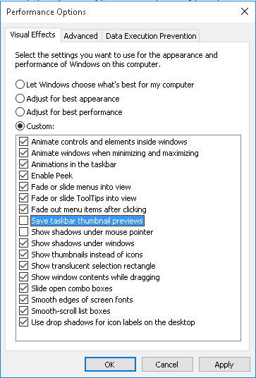 cara menseting windows 10 adjust for to best performance, adjust for to ...