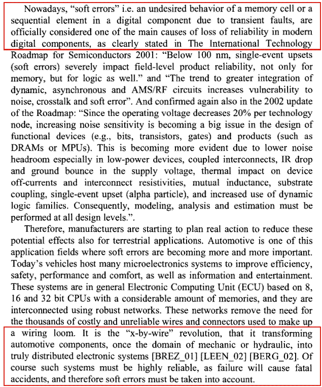 Better Embedded System SW: Random Hardware Faults