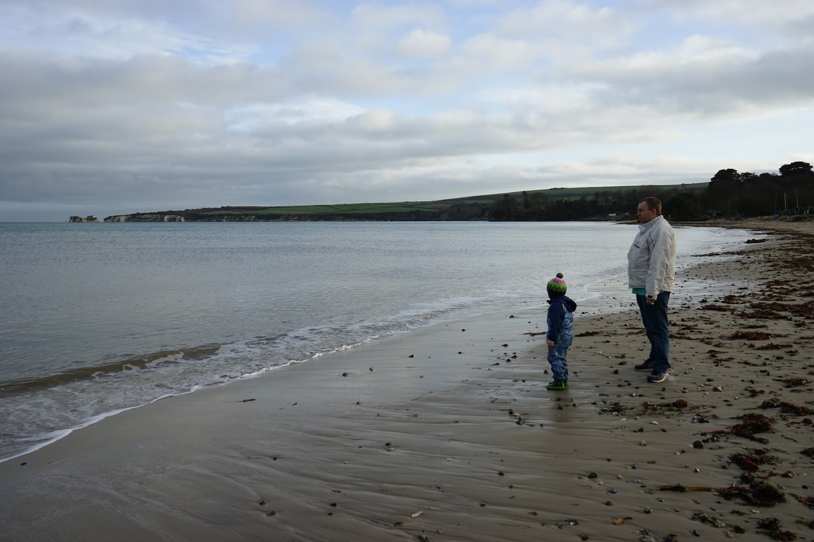 Entertaining Elliot: A Sunday Afternoon Walk at Knoll Beach, Dorset