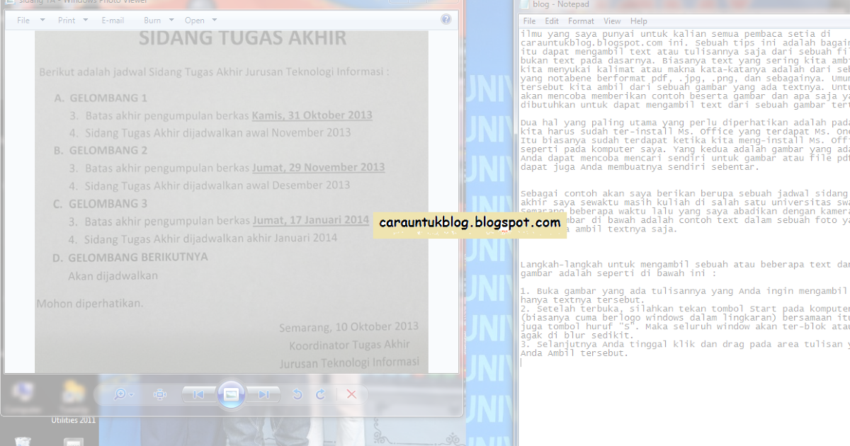 Cara Mengambil Atau Copy Text Dari Sebuah Gambar Mengambil Text Dari File Pdf Dan