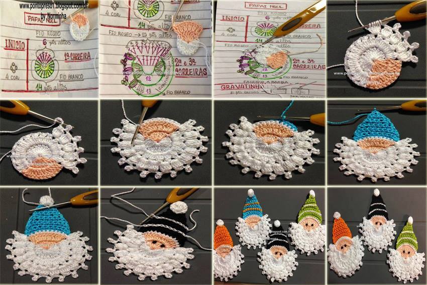 Tina's handicraft : 11 designs & charts for christmas ornament