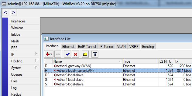 Mikrotik: Configuracion