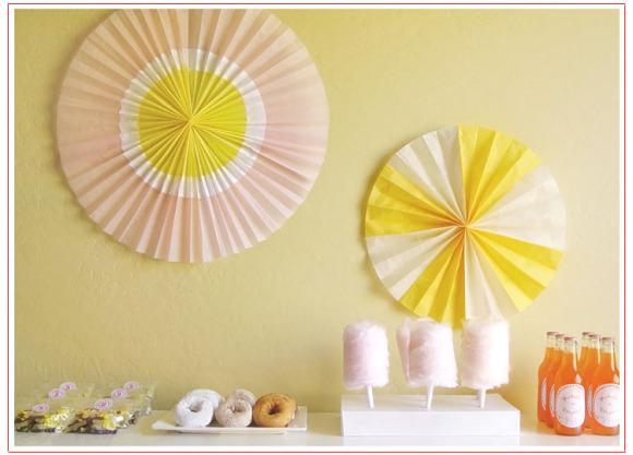 A Few of My Favorite Things: How to Make Hanging Party Decorations