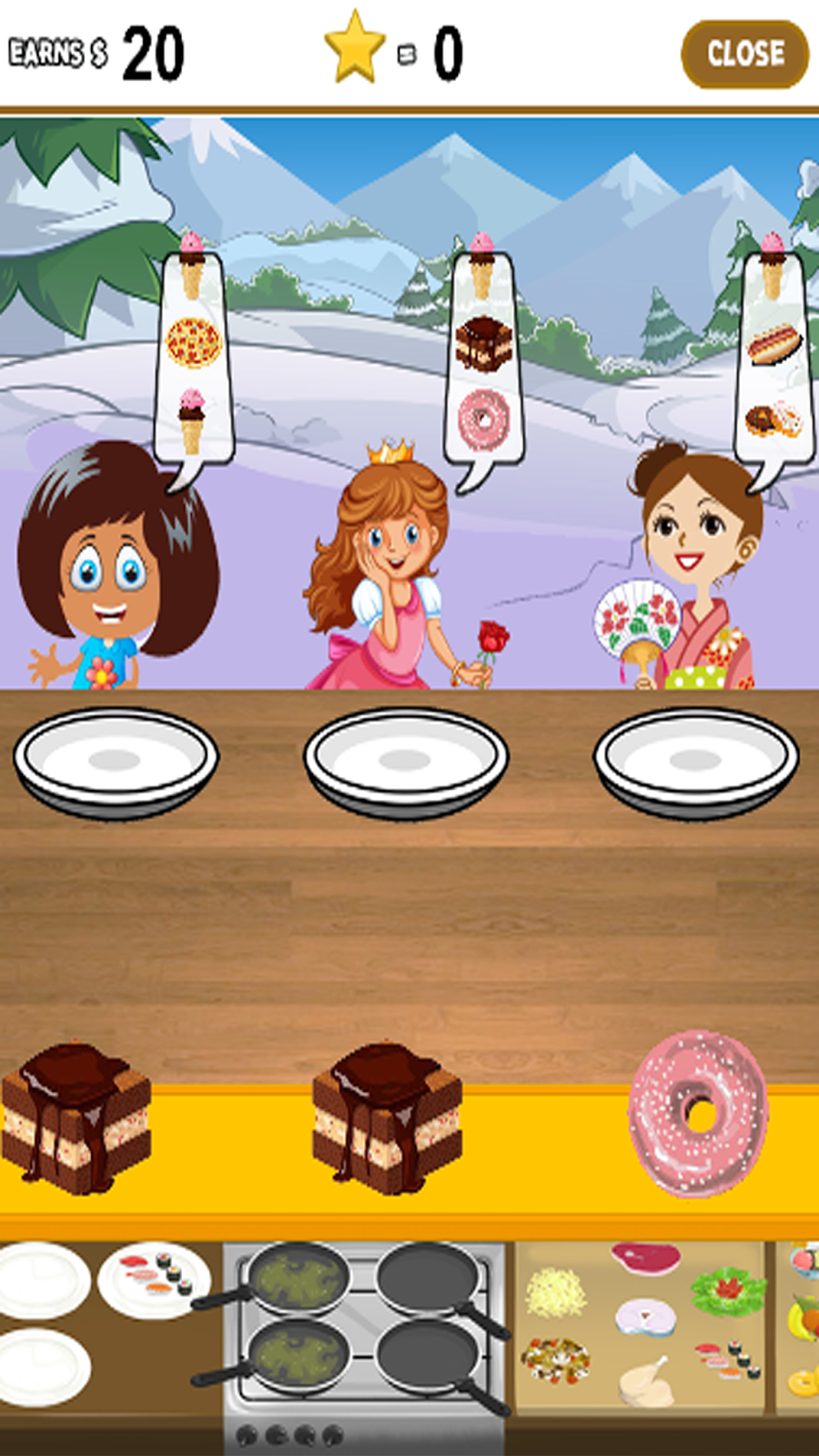 Restaurant Games For Kids Version