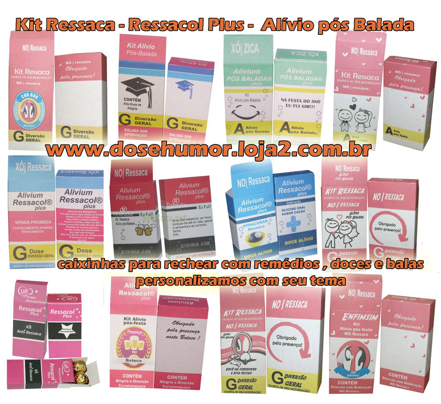 Alivio TPM Brigadeiro e Chocolates: Caixinhas Tipo Remédio Alivio TPM ...