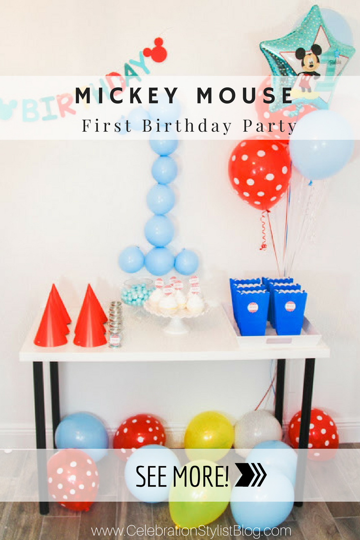 Mickey Mouse First Birthday Party | Celebration Stylist | Popular Party ...