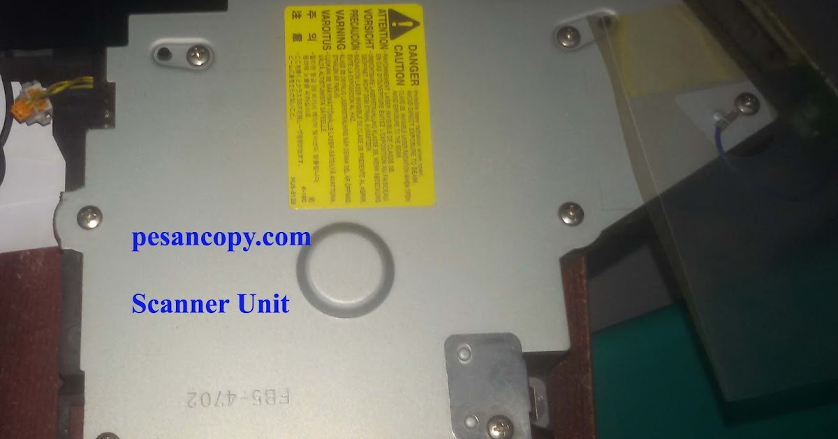 Fungsi dan Cara membuka Laser Unit Canon IR 5000/6000 - Pesan Copy