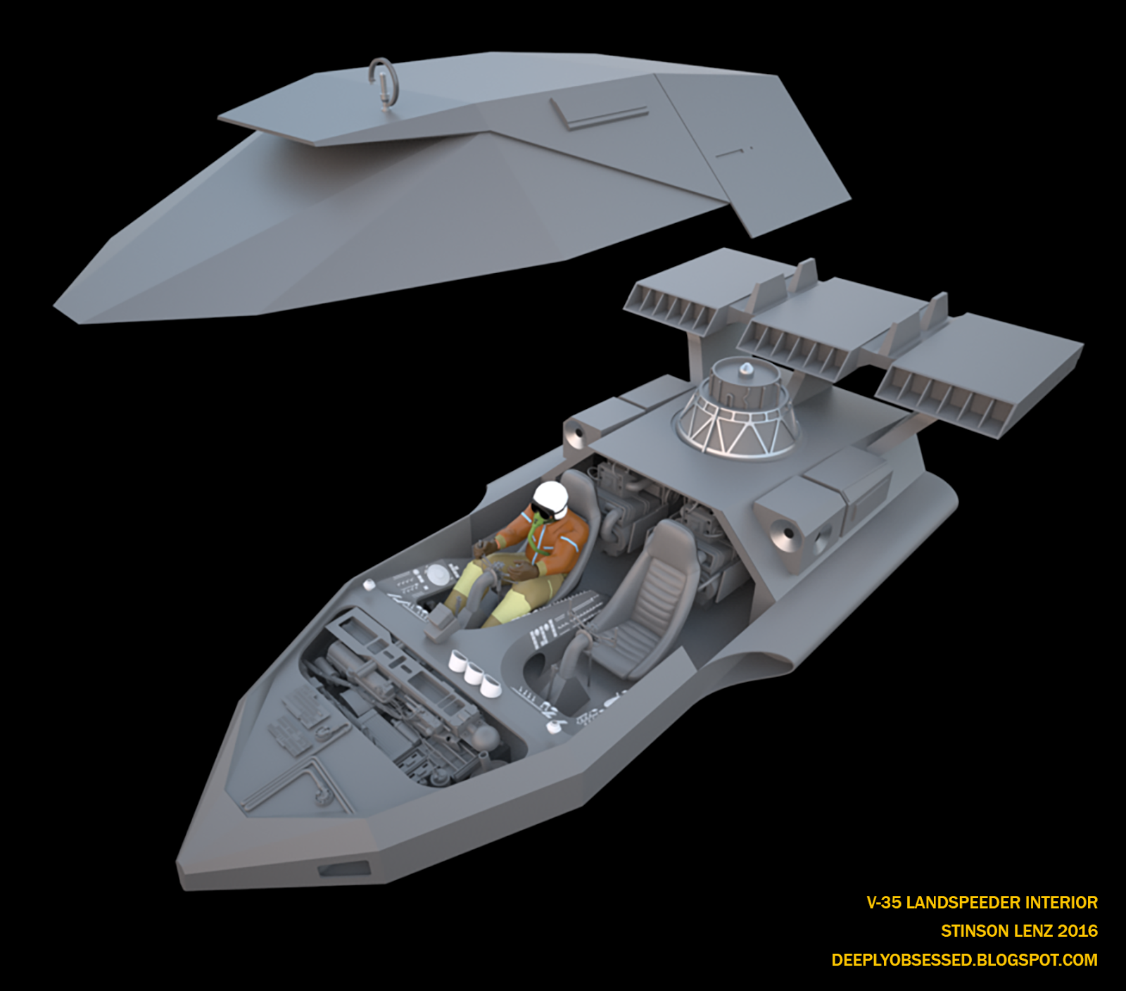 Stinson's All Things Star Wars Blog: Lars Family Speeder