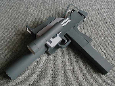 ShadowsGhoul: Papercraft M11CQB Uzi