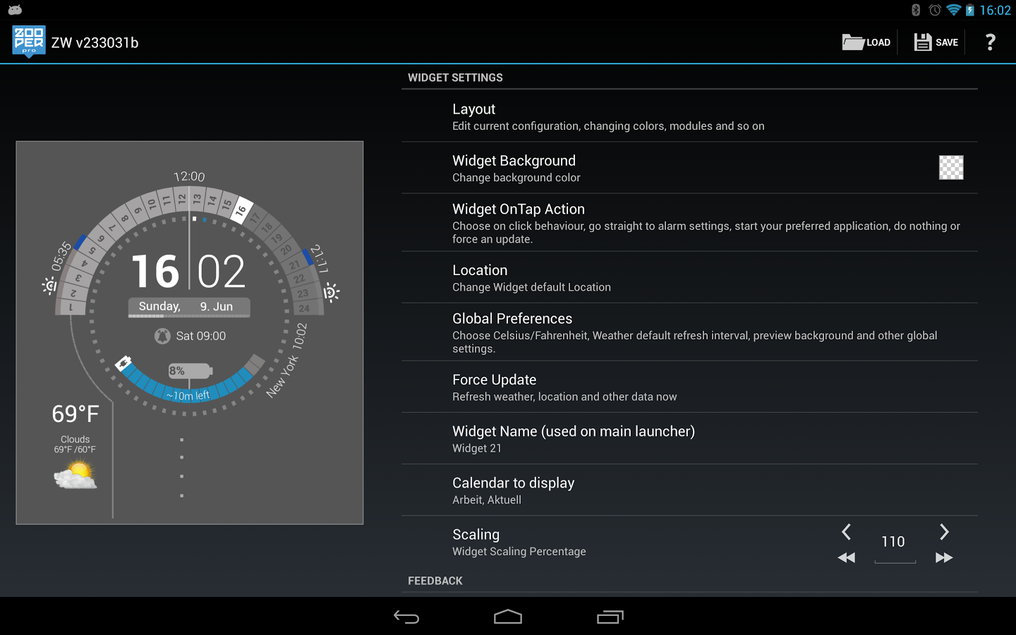 แจก App Android ฟรี, ดาวน์โหลดแอพ Android Full: Zooper Widget Pro V2.42