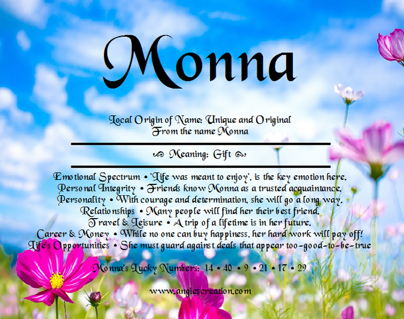 Monna | Unique Names