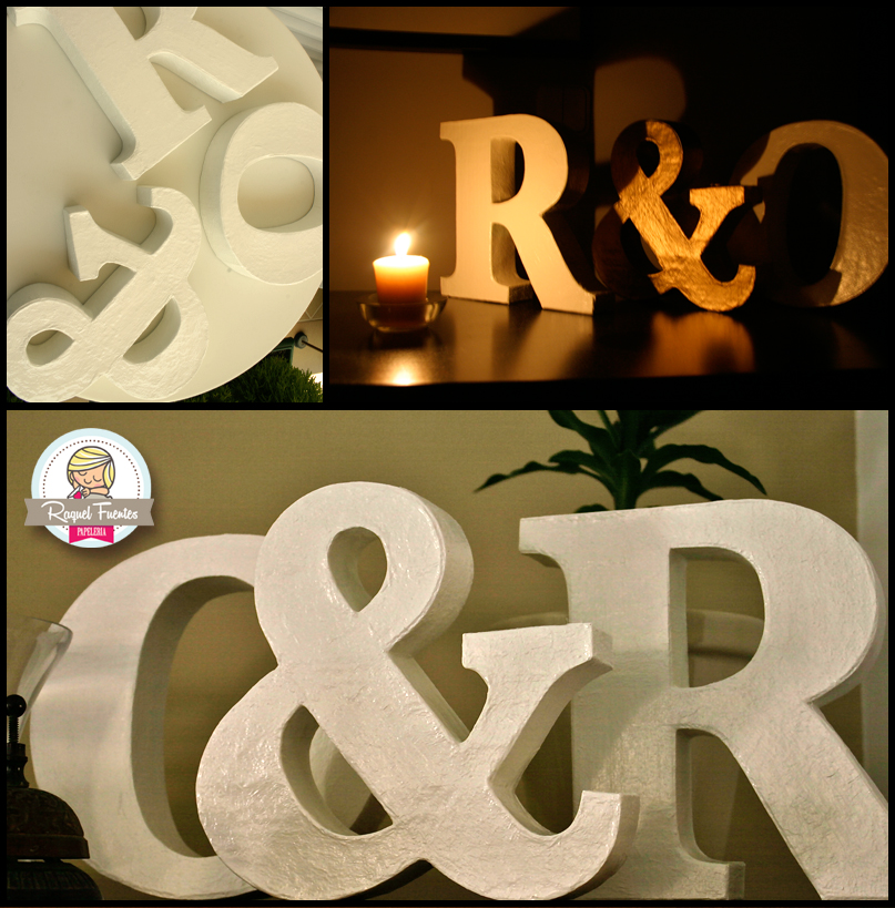 Raquel Fuentes Papelería: Letras en decoración